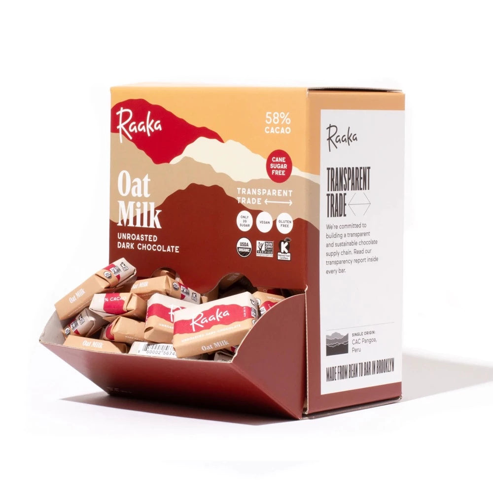 OAT MILK UNROASTED DARK CHOCOLATE MINIS – The Better Good Store